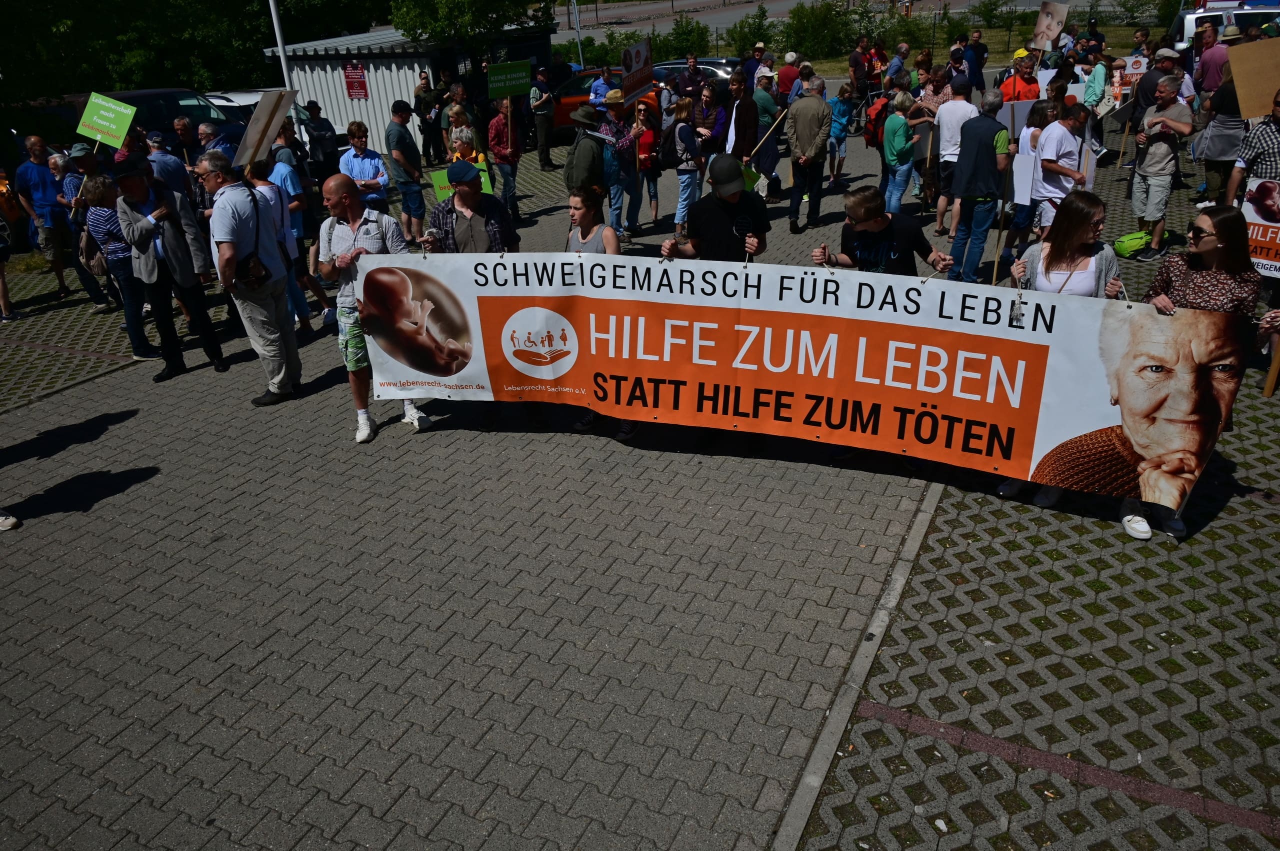 Das war der 12. Annaberger Schweigemarsch für das Leben - Dank an alle ...